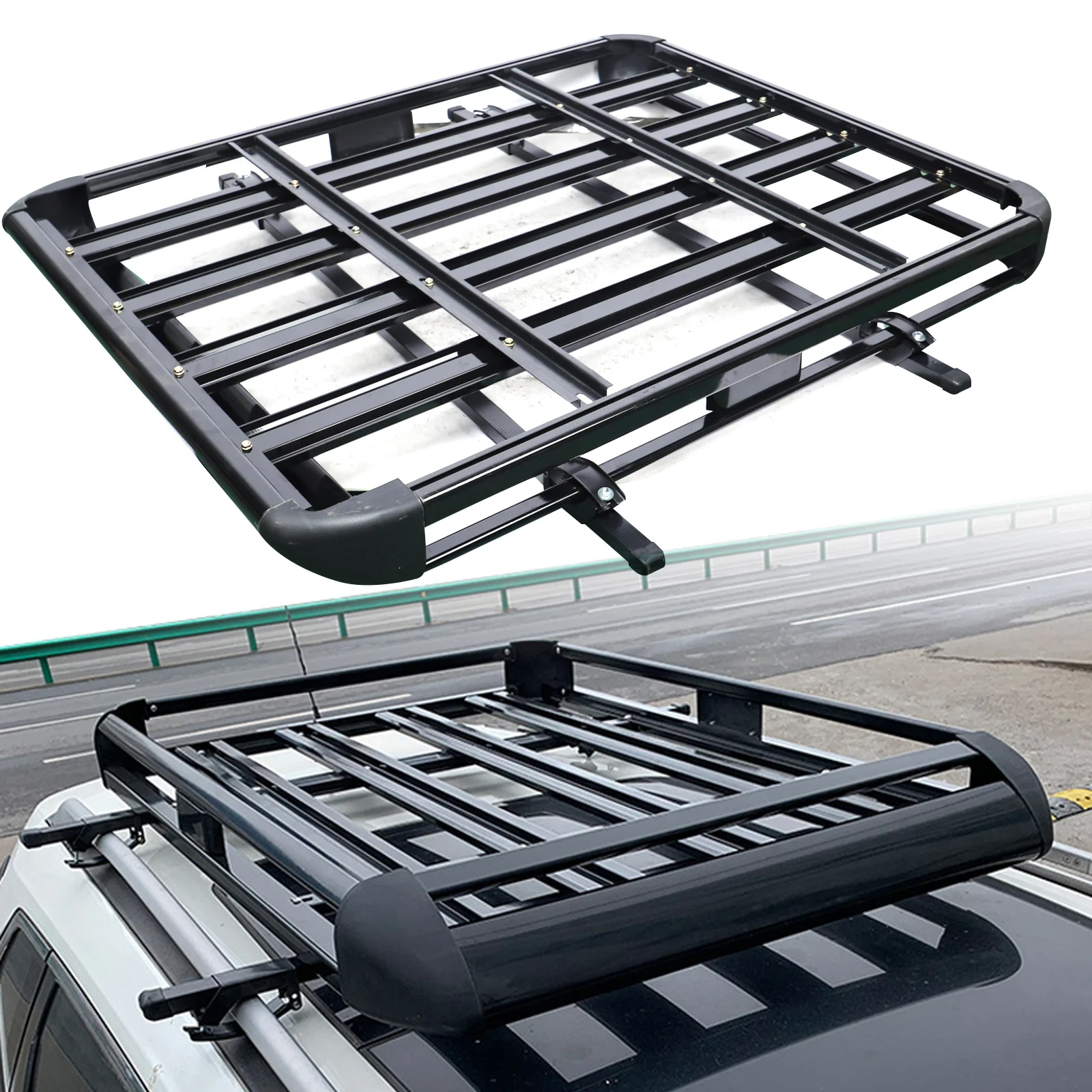 127x97cm-140-100cm-160-100cm-Universal-Car-Roof-Rack-Basket-Tray ...