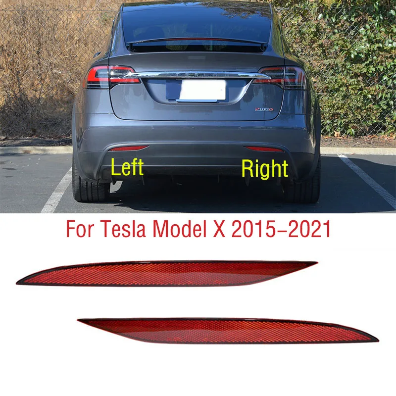 Car Rear Bumper Brake Light Shell For Tesla Model X 2015 2016 2017 2018 ...