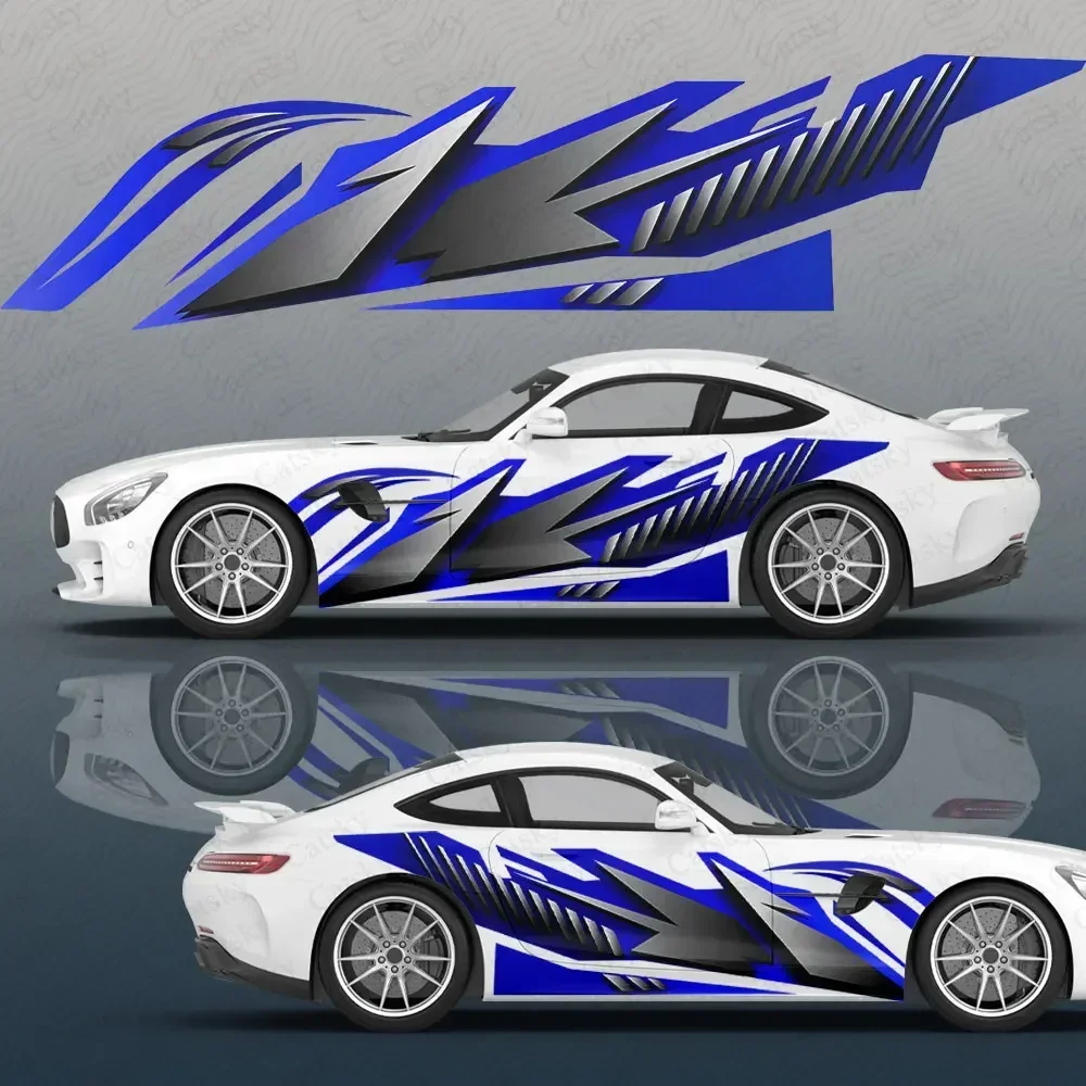 Geometric-abstraction-Car-Decal-Protective-Film-Vinyl-Itacar-Racing ...