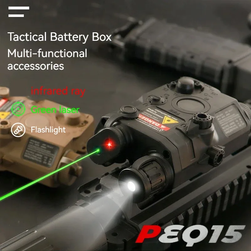 For-Peq15-Tactical-Box-Laser-Laser-Infrared-Battery-Box-Flashlight-Jinming-Precision-Strike-SLR ...