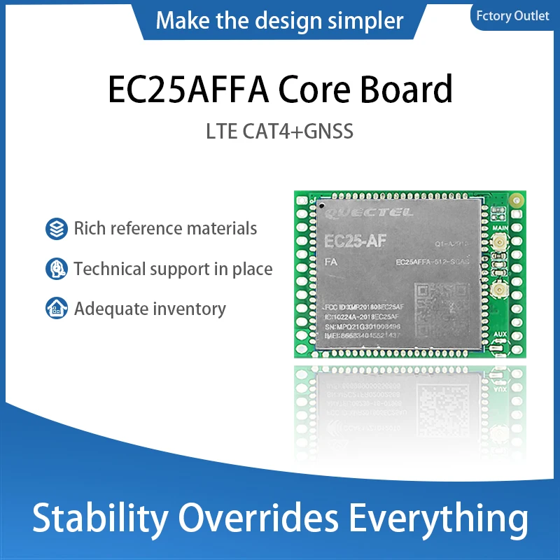 EC25 Module EC25AFFA QUECTEL 4G Development Core Board EC25AFFA-512 ...
