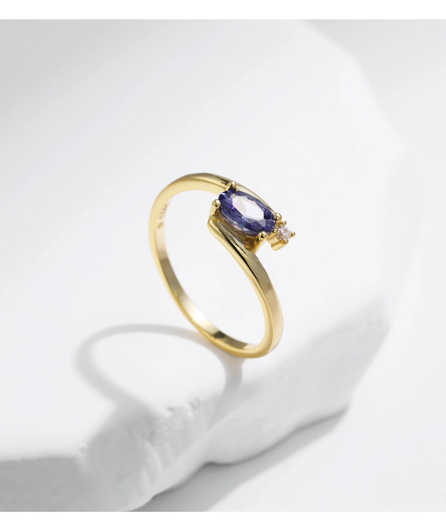 Серебряное кольцо Modian радужного цвета | AliExpress