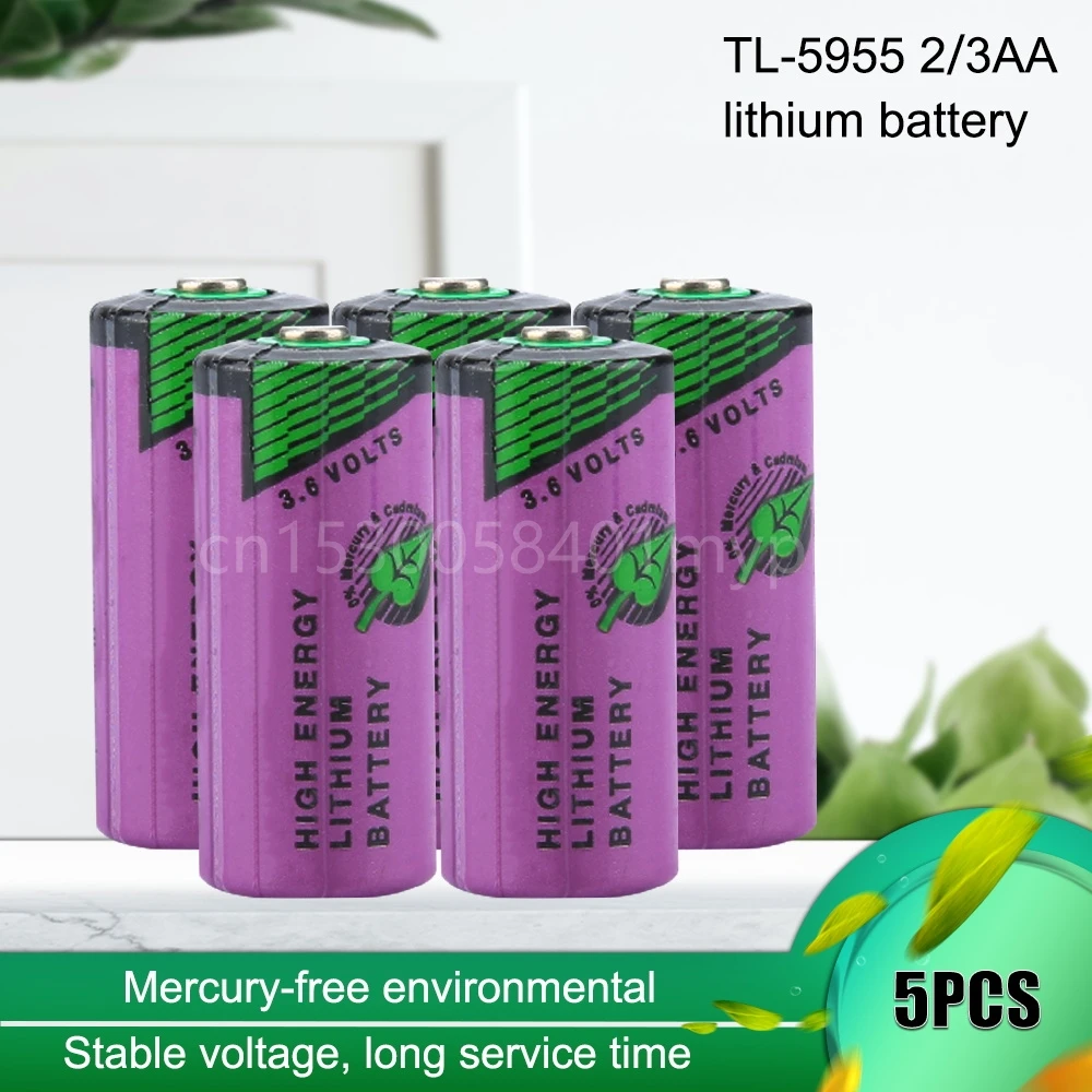 5PCS-3-6V-1650mAh-TL-5955-SL-761-14335-2-3AA-Lithium-Battery-for-PLC ...