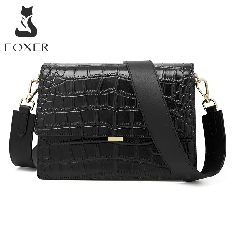 FOXER-Brand-New-Women-Crossbody-Shoulder-Bag-For-Ladies-Split-Leather ...