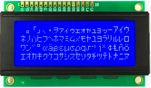 204 20X4 2004 Small LCD Display Module LCM Blue Or Yellow Green Mini 5V ...