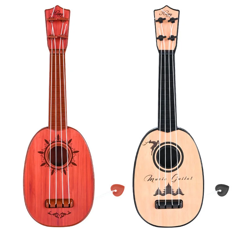 Midi Guitar Ukulele Toy For Kids 4 Strings Keep Tones Can Play Toy For ...