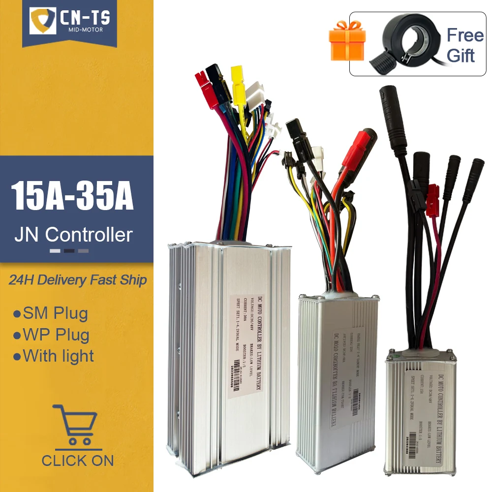 JN Controller 15A 17A 22A 25A 30A 35A Ebike Sine Wave Controller System ...
