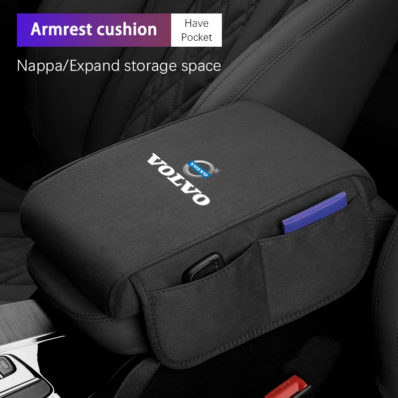 Car-Armrest-Box-Height-Increase-Mat-Auto-Hand-Protection-Storage-Pad ...