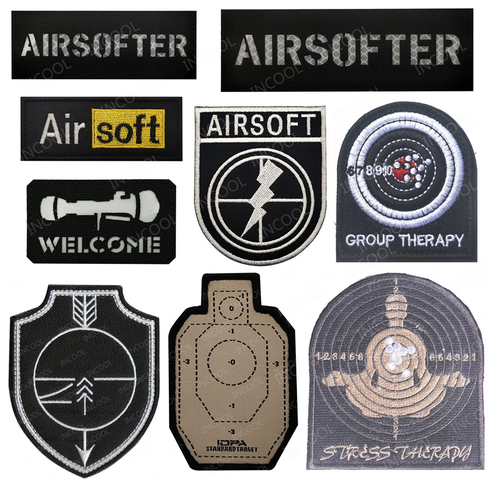 Airsofter-IR-Reflective-Patches-Target-Shooting-Therapy-Embroidery ...