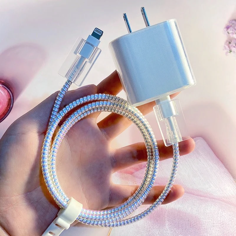 Funda-protectora-transparente-para-Cable-USB-Protector-de-Cable-de ...