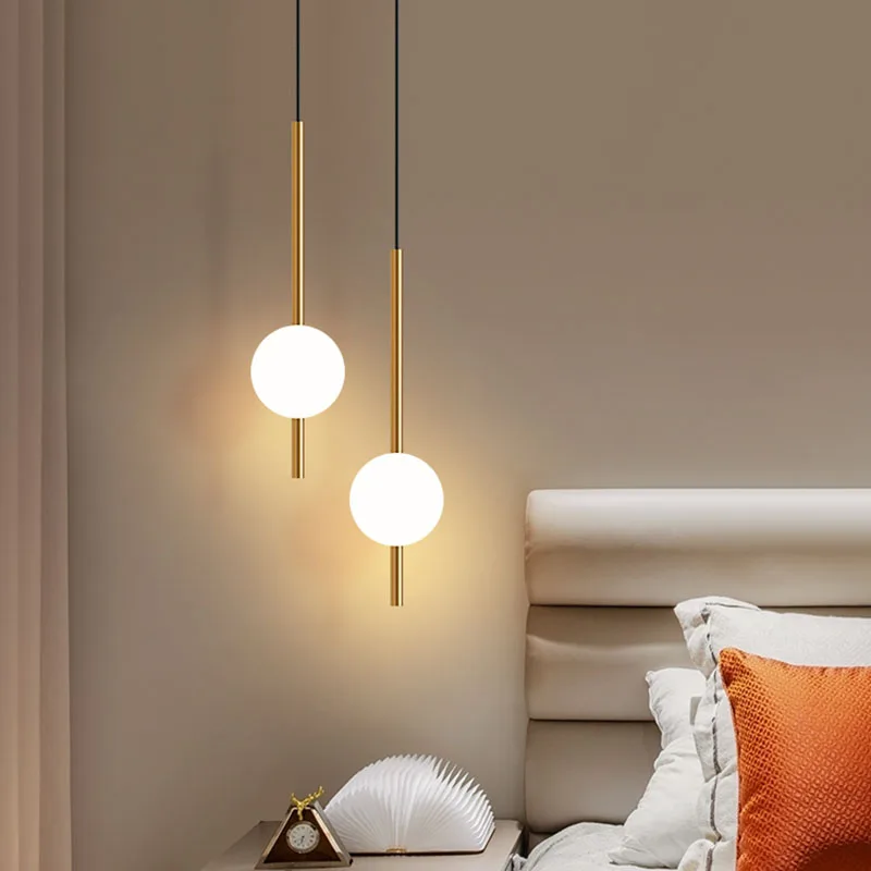 Bedside Pendant Lights for Bedroom Nordic Pendant Lamp for TV ...