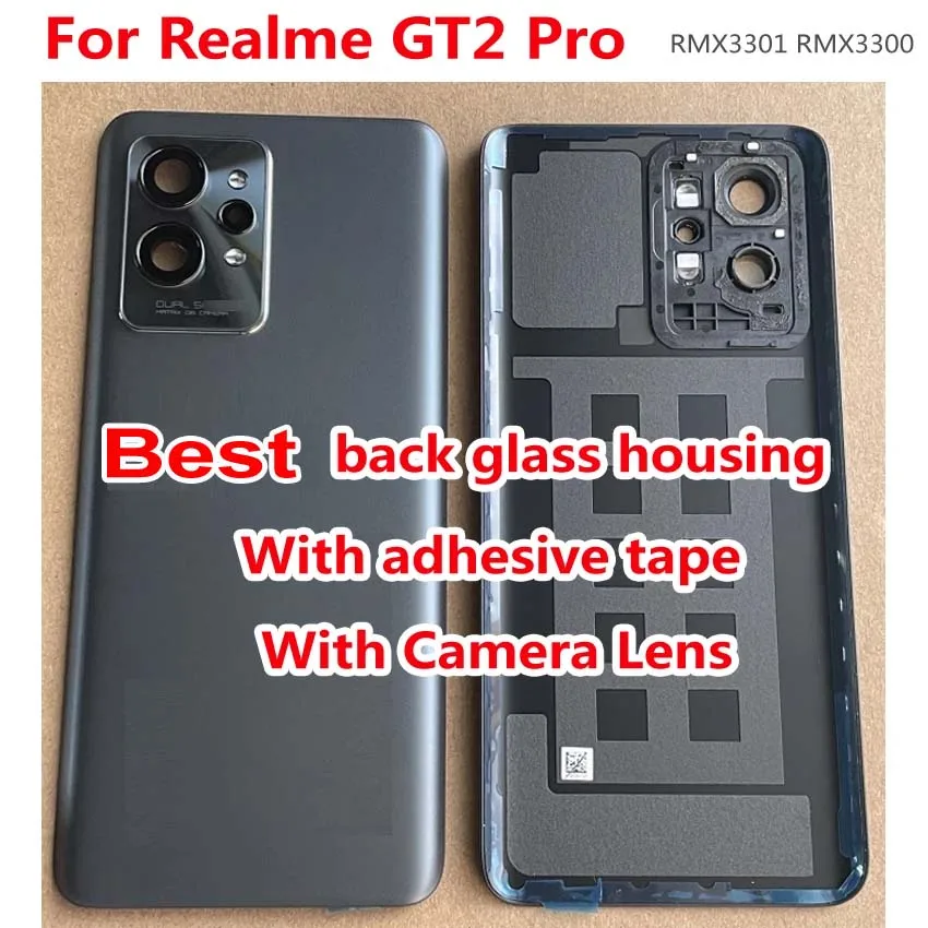 Best-Quality-Back-Cover-For-Realme-GT2-Pro-Battery-Cover-Glass-Panel ...