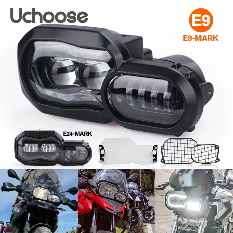 E-mark-Motorcycle-Lights-Headlight-For-BMW-F800GS-F800R-F700GS-F650GS ...