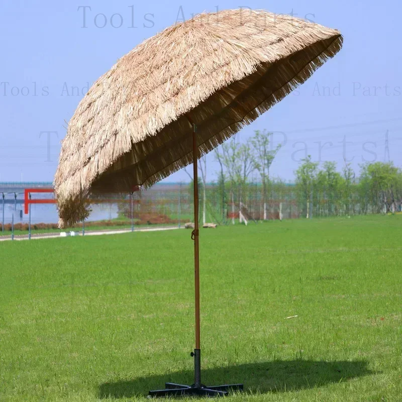 Outdoor Sun Simulation Straw Farmhouse Scenic Spot Garden Thatch Umbrella