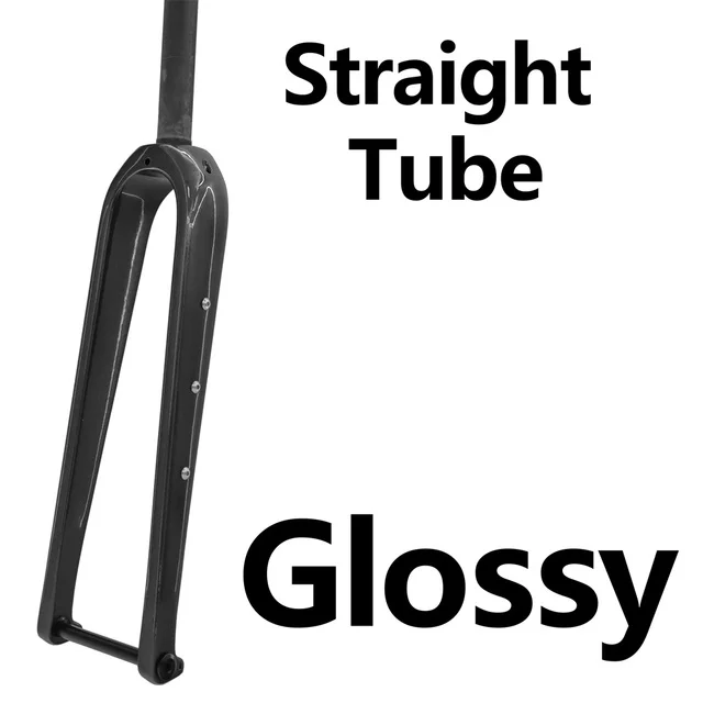 Gravel Carbon Fork 700C 1-1/8" Straight/Taper Tube Disc Brake Front ...