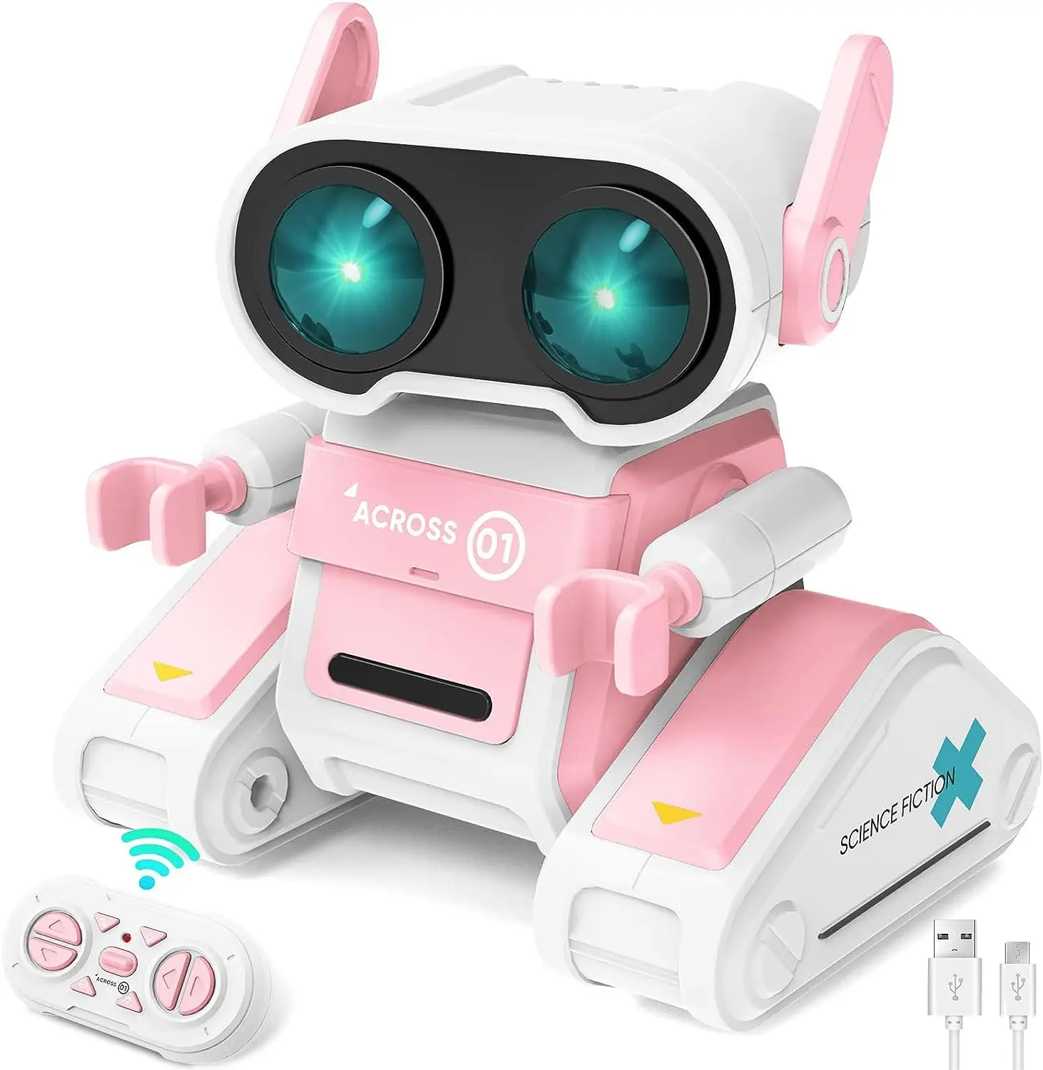 Remote-Control-Robots-Toy-Flexible-Head-Arms-Dance-Music-RC-Robots-For ...