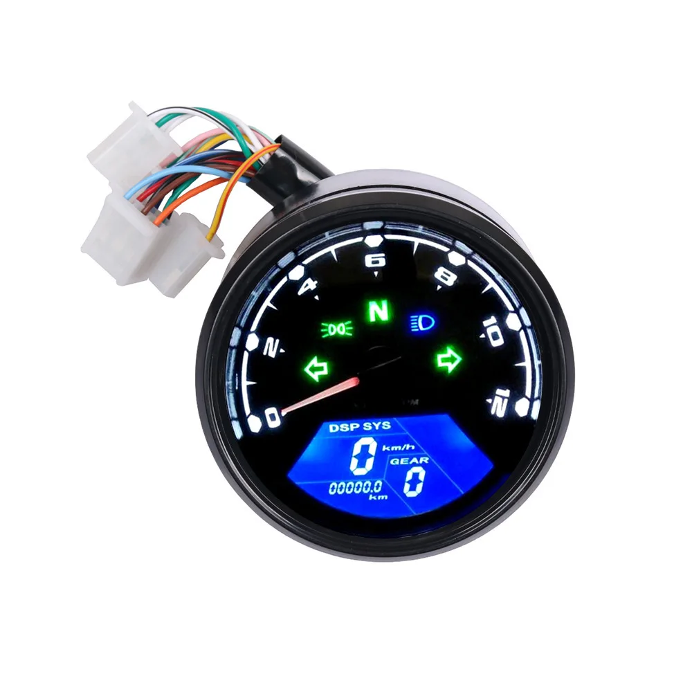 Universal-Motorcycle-12000RMP-LCD-Speedometer-Odometer-Tachometer-1-4 ...