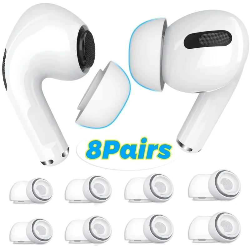 Soft Silicone Ear Tips for Airpods Pro 1/2 Protective Earbuds Cover Ear ...