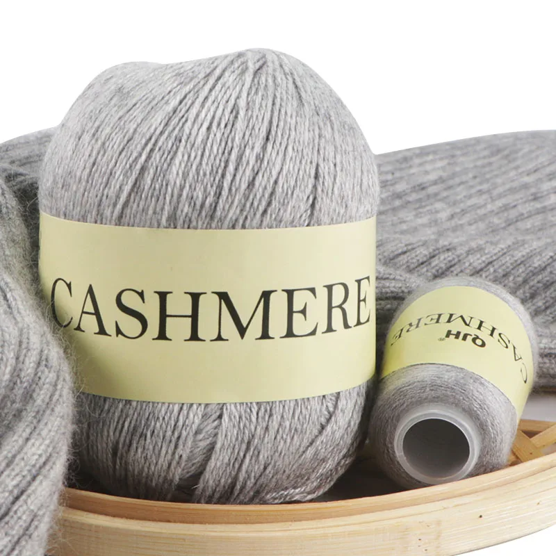 1Skein-50g-Plus-1Spool-20g-Soft-Cashmere-Yarn-Hand-knitted-Cashmere ...