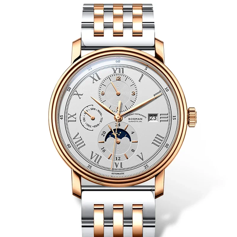 BORMAN BM801 TOP Watch New 40 Luxury Men Automatic Mechanical Men's ...