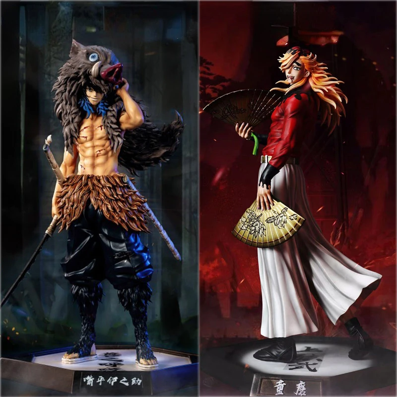 Anime Demon Slayer Kimetsu No Yaiba Figure Giyuutarou Daki Kokushibo ...