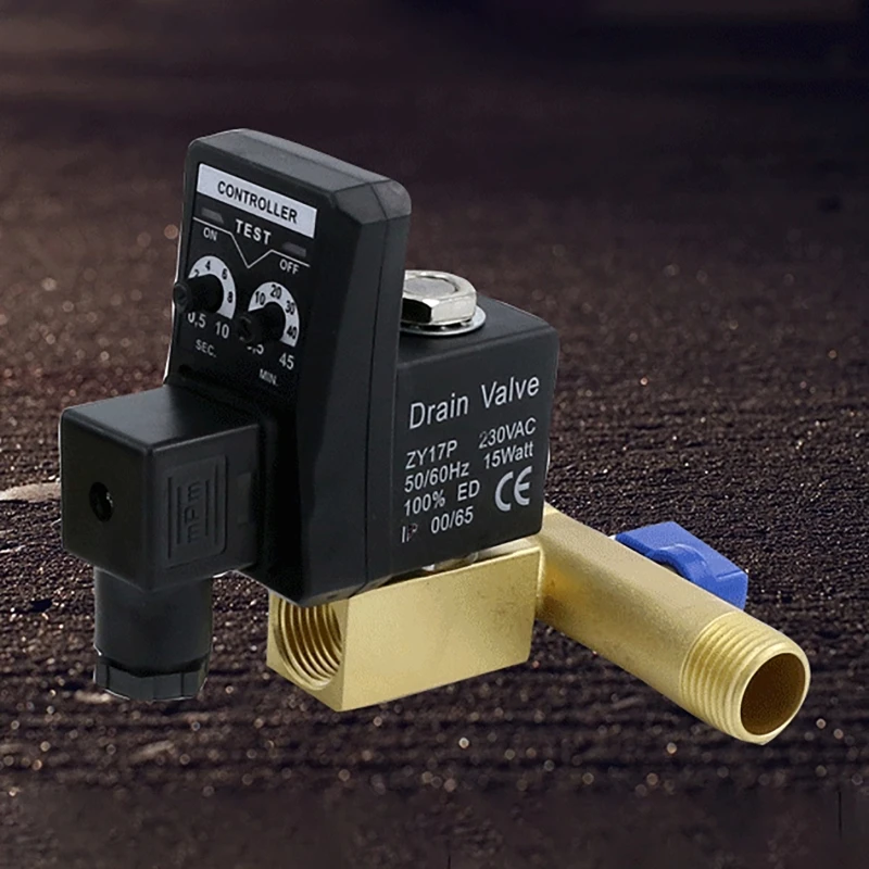 AC-220V-1-2inch-Electronic-Timed-2way-Air-Compressor-Gas-Tank-Automatic ...