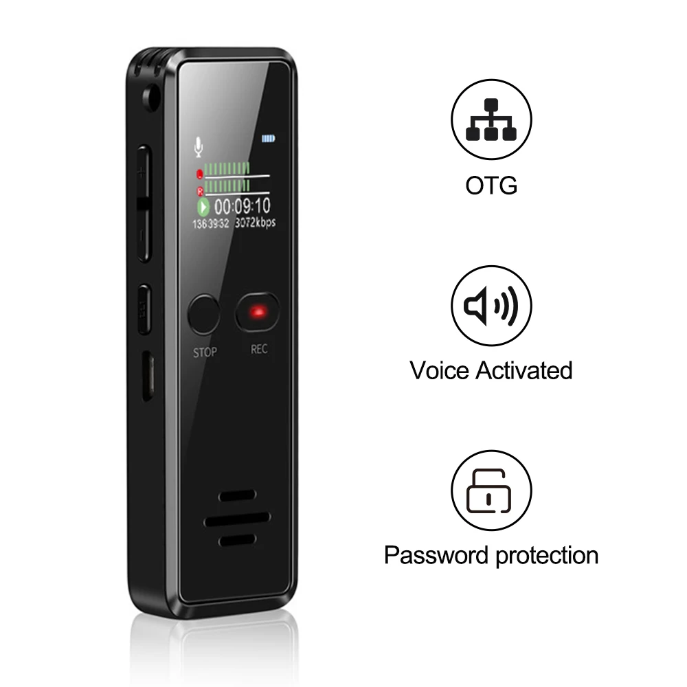 V90-Micro-Digital-Voice-Activated-Recorder-Dictaphone-Long-Distance ...