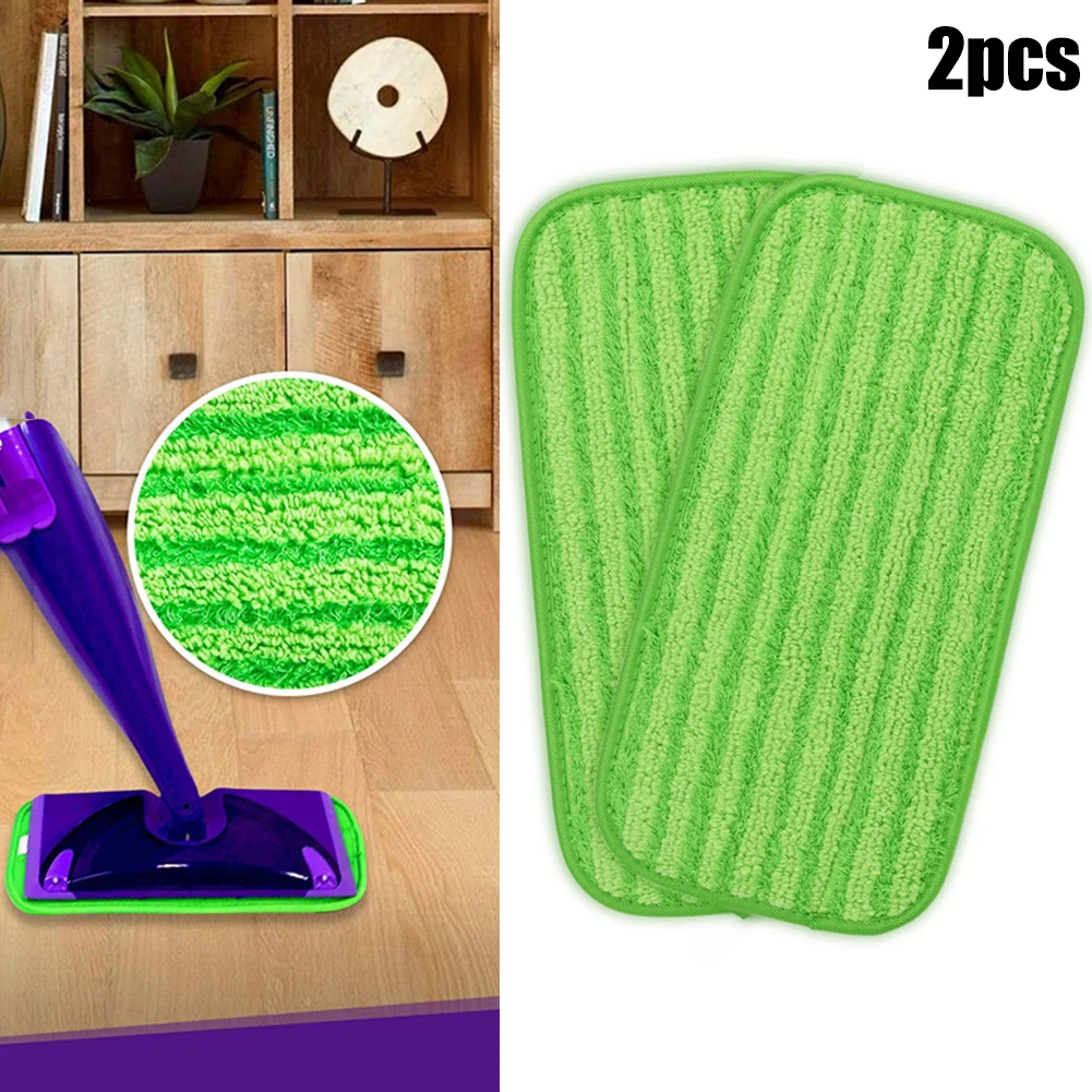 2 Pack Microfiber Reusable Mop Pads Thickened For Swiffer Wet Jet 12 ...