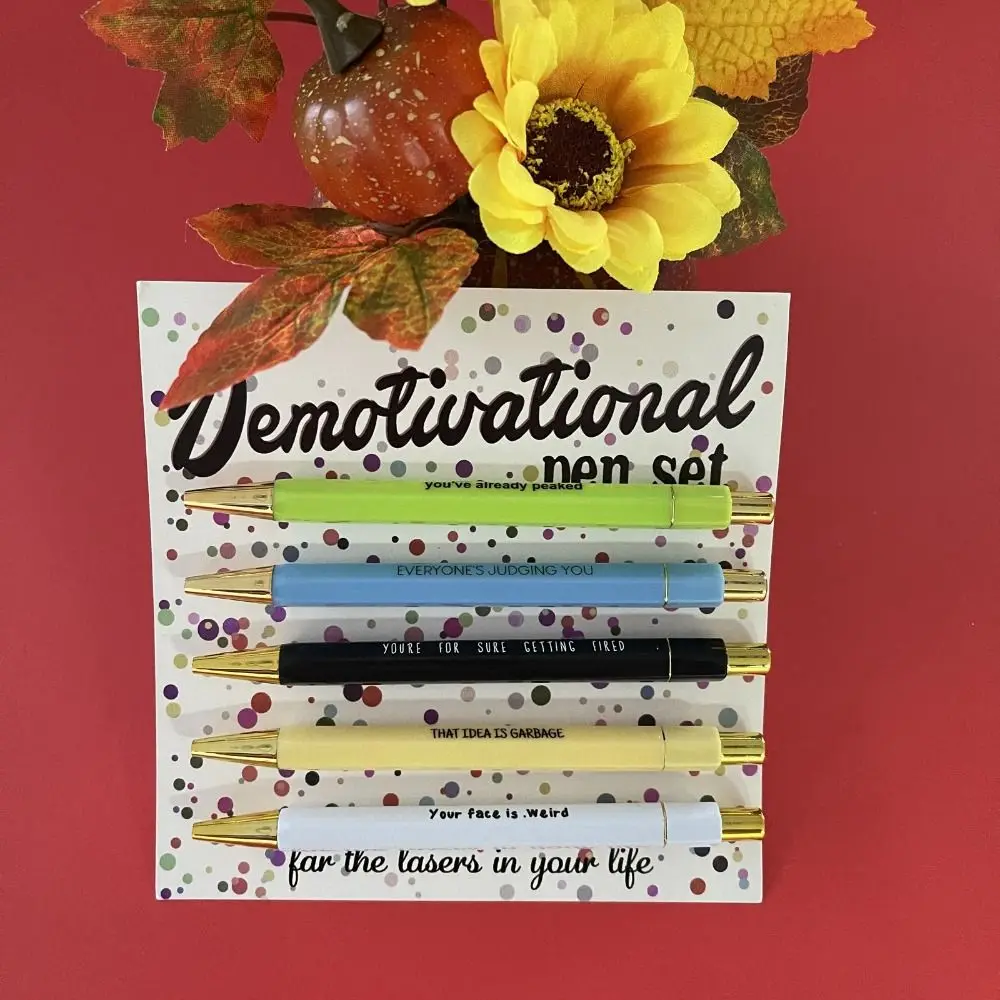 5PCS-Offensive-Pen-MAMA-Pen-Creative-Plastic-Negative-Pen-Shit-show ...