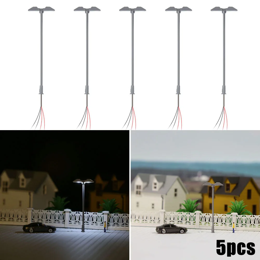 5pcs-Model-Railway-Lights-Lattice-Mast-Light-Track-1-200-220-Kit ...