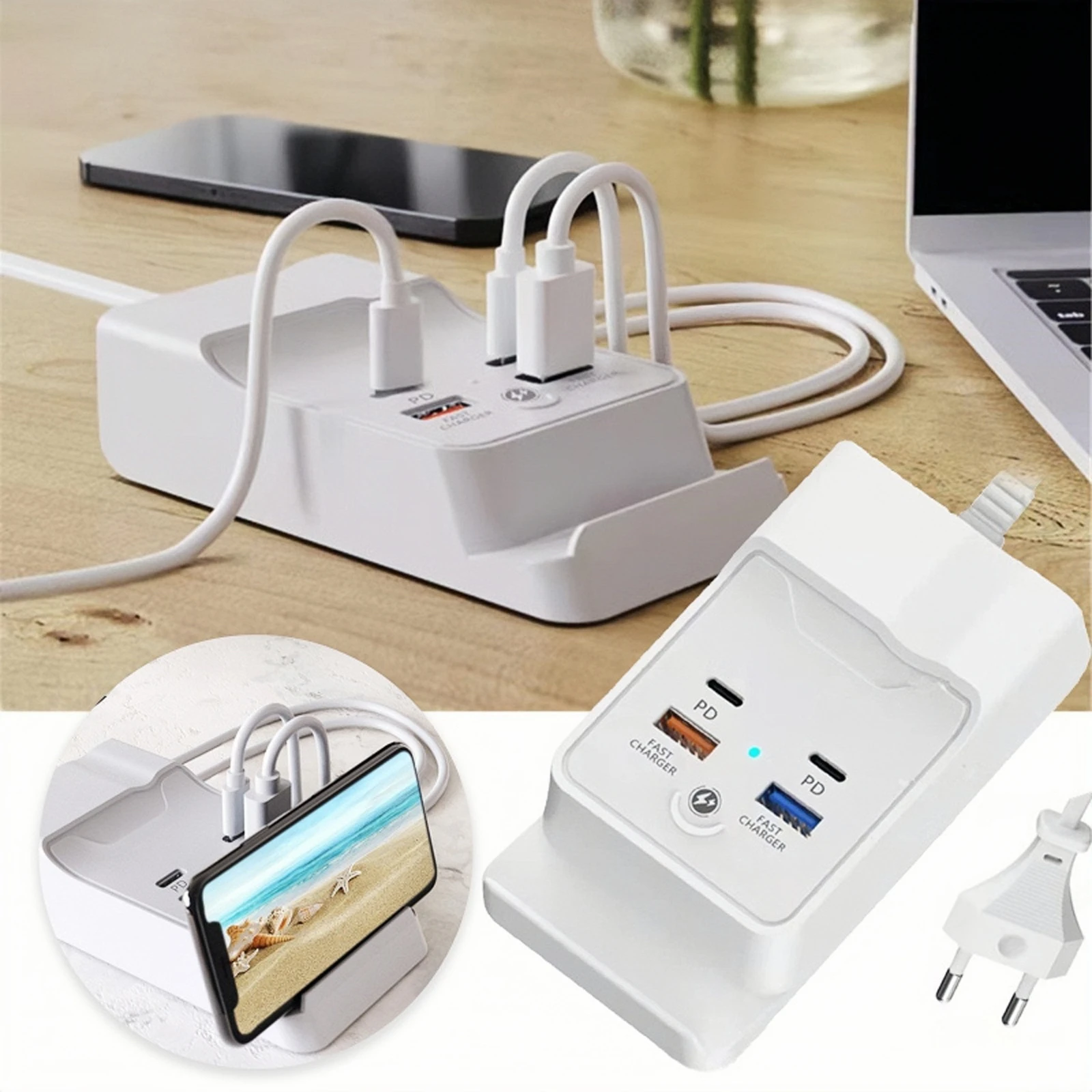 Quick-Charge-Head-Mobile-Phone-Charger-PD-20w-Multi-port-USB-Connector ...
