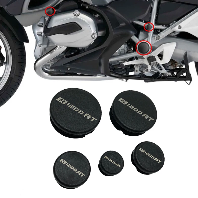 R1200RT-R1250RT-Frame-Hole-Cover-Caps-Plug-Decorative-Frame-Cap-Set-For ...