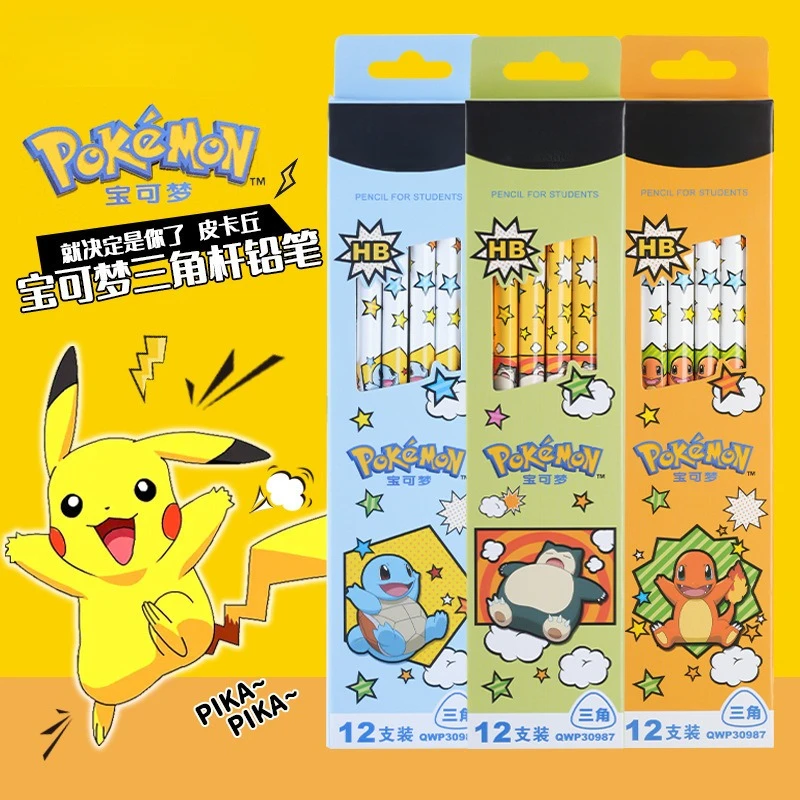 Pokemon-Anime-Peripherals-Pikachu-Kawaii-Cartoon-Originality-Triangle ...