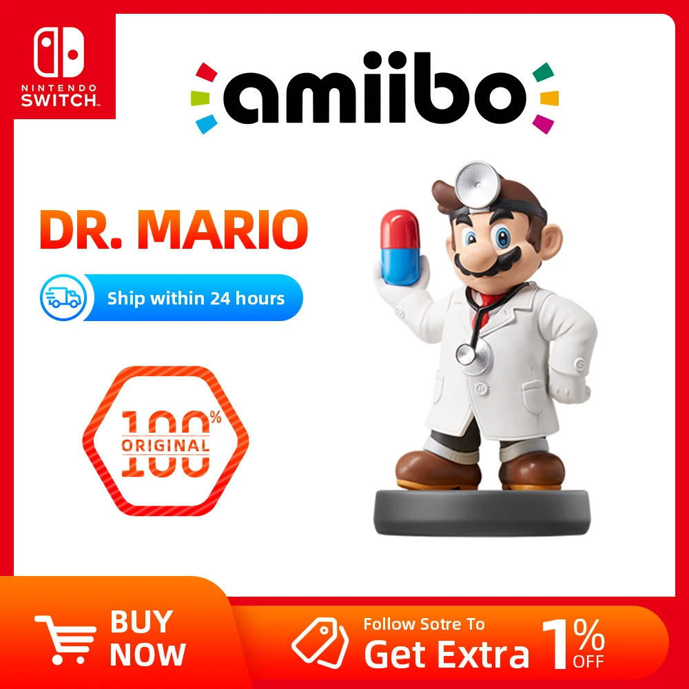 Nintendo Amiibo Figur Dr. Mario fur Nintendo Switch Game Konsole Spiel Interaktion Modell AliExpress