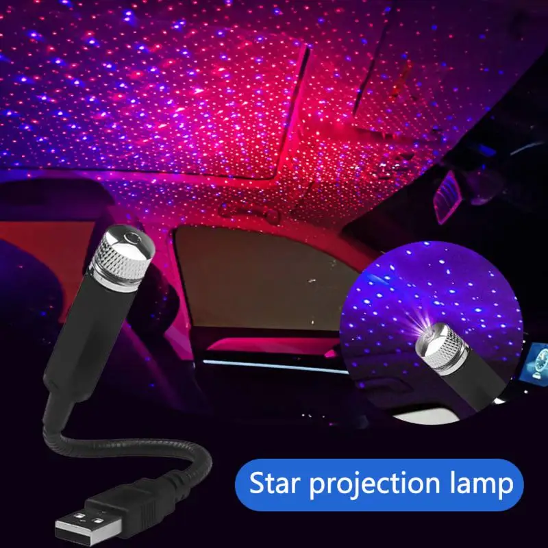 Romantic-LED-Car-Roof-Star-Night-Light-Projector-Atmosphere-Galaxy-Lamp ...