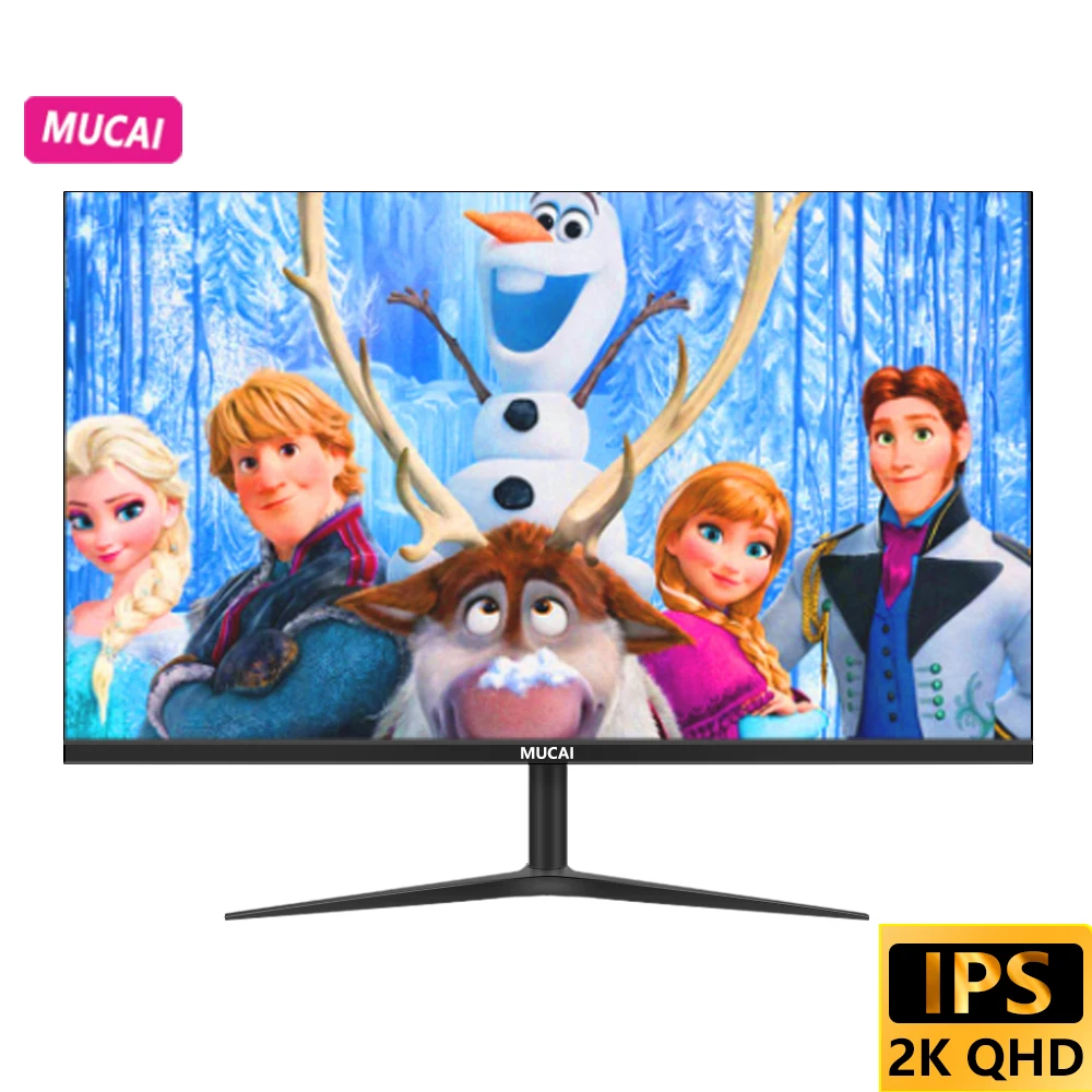 Mucai 24/27 Inch 2k Monitor 75hz Desktop Pc Lcd Display Gaming Flat Panel Screen Computer Led ...