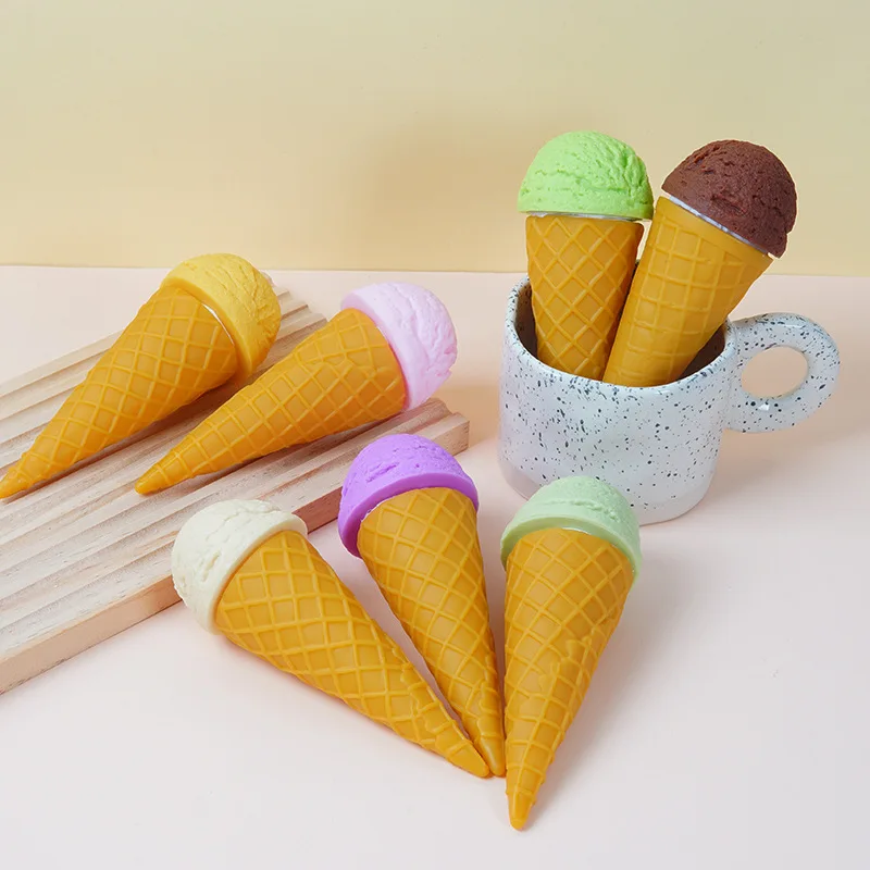 Simulation-Ice-Cream-Model-Fake-Cake-Realistic-Artificial-Ice-Cream ...