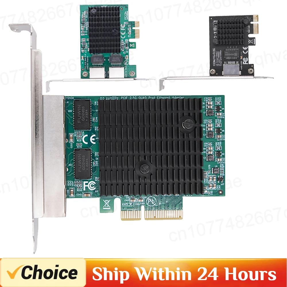 1-2-4-Port-2-5GB-PCIe-Network-Card-2-5-Gigabit-Ethernet-Interface ...