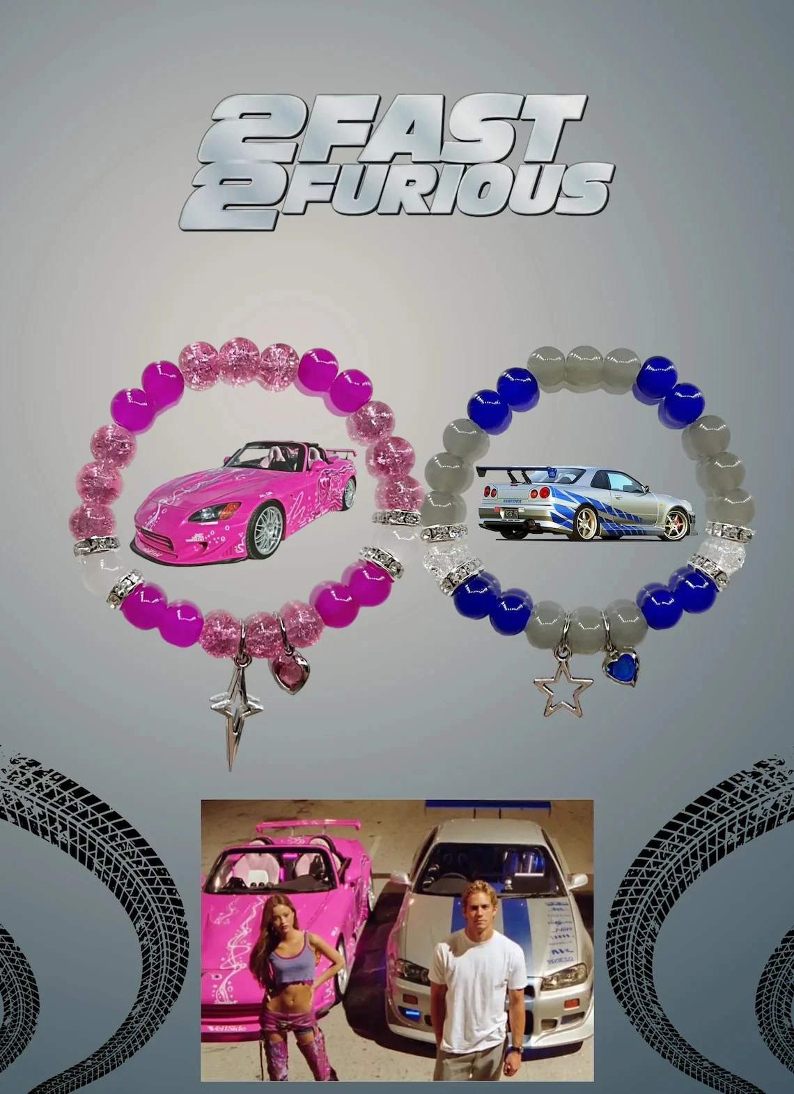 Pulseras-a-juego-hechas-a-mano-Suki-y-Brian-pulseras-est-ticas-de ...