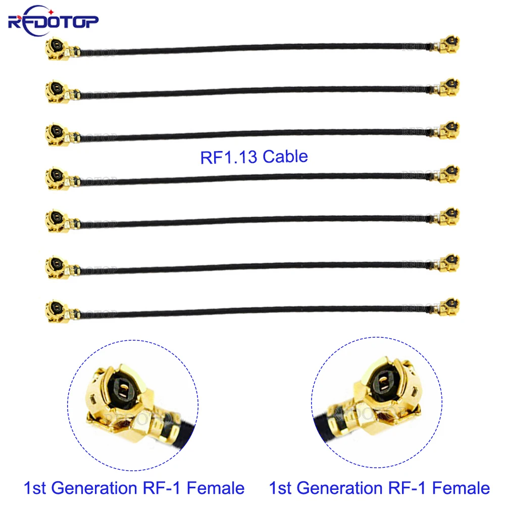 5Pcs/Lot U.FL IPX-1 Female to IPX-1 Male/Female Connector OD=1.13mm RF1 ...