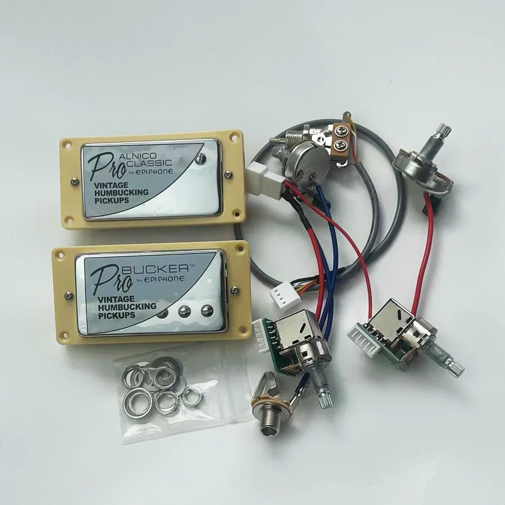 Humbucker Alnico Classic 57 and PRO Bucker Guitar Pickups with 2V2T ...