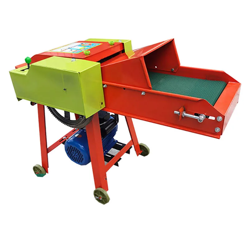 3KW-220V-380V-6-Blade-Automatic-Feeding-Grass-Cutter-Corn-Straw-Crusher ...