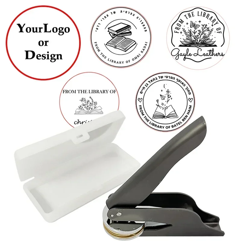 Library-Embosser-Stamp-Custom-LOGO-Personalized-Your-Own-Design-Custom ...