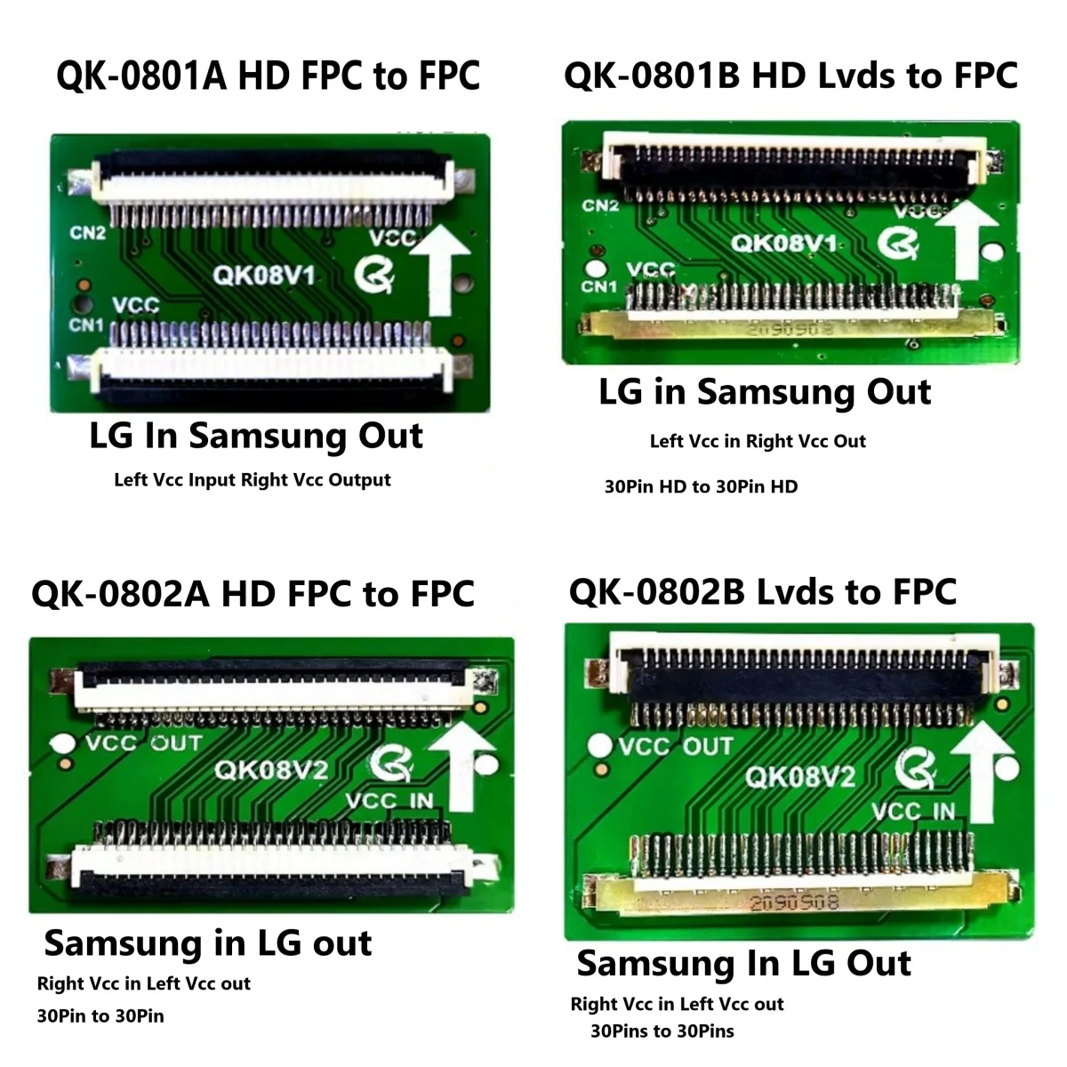 Lvds-30-Pin-HD-Adapter-Converter-Board-For-Lg-to-Samsung-Lcd-Tv-Screen ...