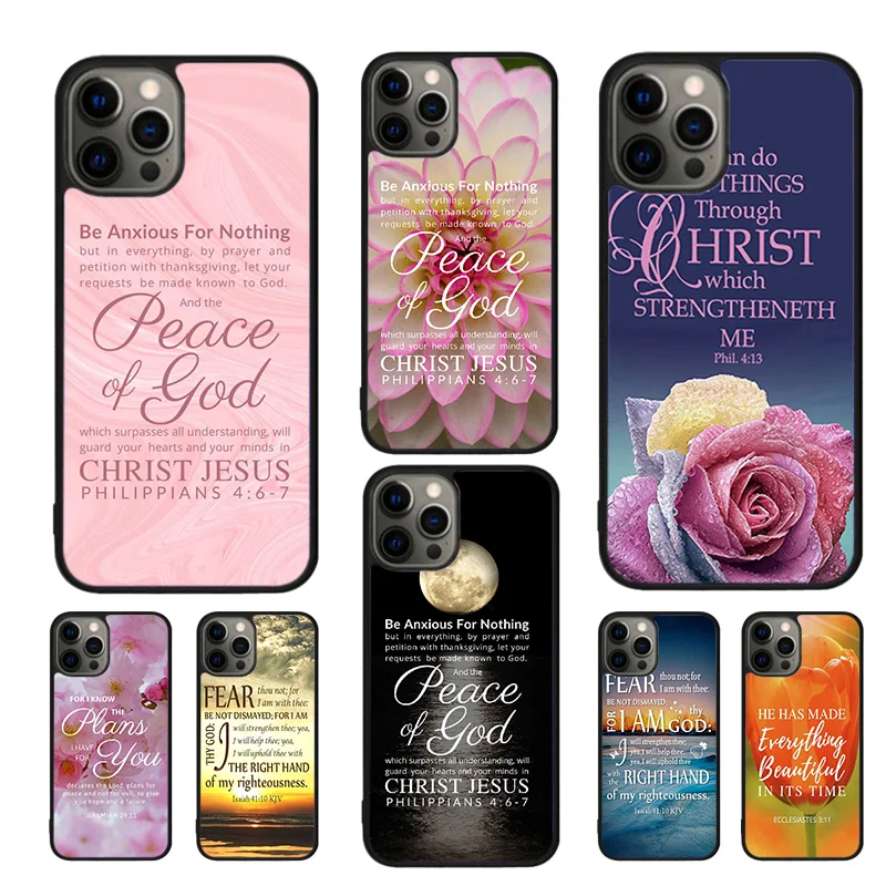 Christian Jesus Christ Bible Verse Mobile Phone Cases Cover For iPhone ...