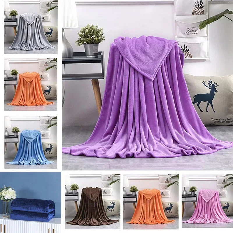Coral-Fleece-Bed-Blanket-Soft-Smooth-Nap-Sleeping-Sofa-Blanket ...
