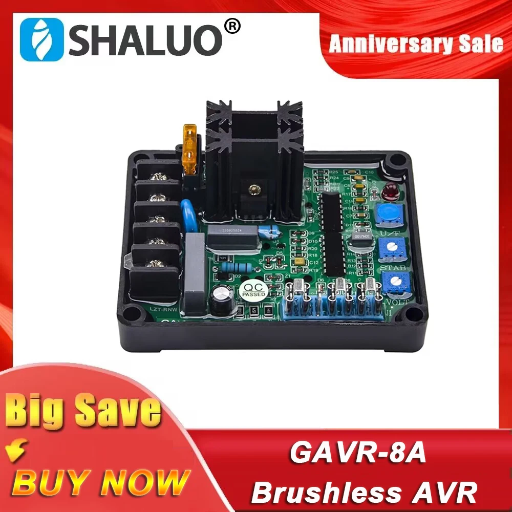 GAVR8A-GAVR-8A-AVR-Brushless-Diesel-Generator-Automatic-Voltage-Regulator-Stabilizer-Control ...