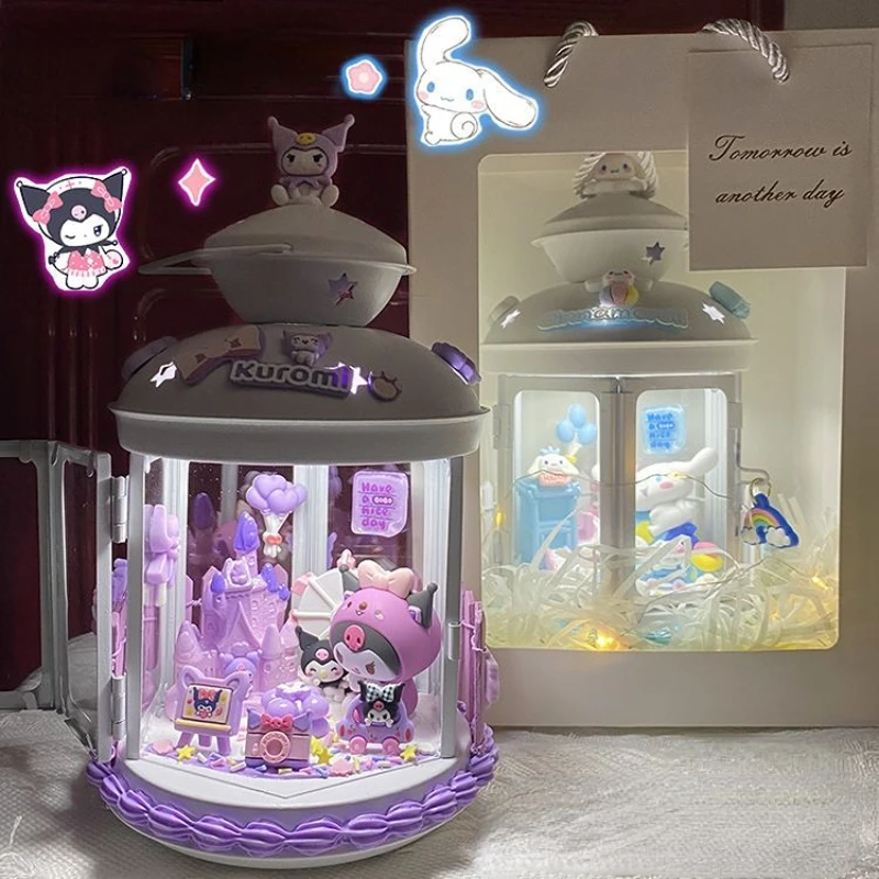 Sanrio Kawaii Kuromi My Melody Cinnamonroll DIY Halloween Candelabra 3D ...