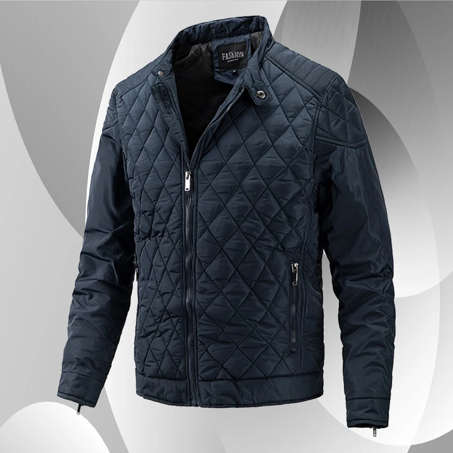 New Spring Autumn Jacket Men Casual Windbreaker Jacket Diamond Design ...