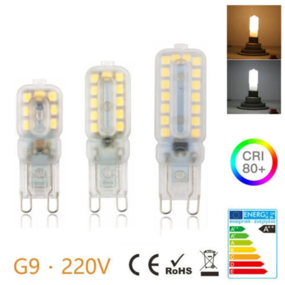 G9-LED-Light-Dimmable-bulb-5W-7W-22-32Leds-2835SMD-Spotlight-Crystal ...